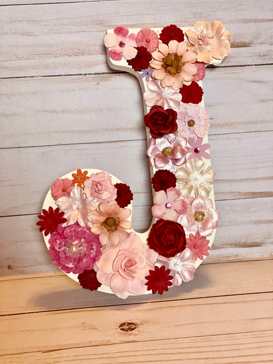Floral Decorated Letter - Etsy