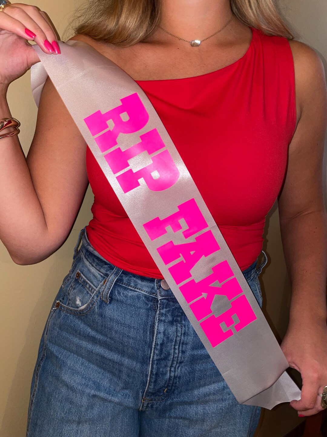RIP Fake Birthday Sash | 21st Birthday | Custom Birthday Sash - Etsy
