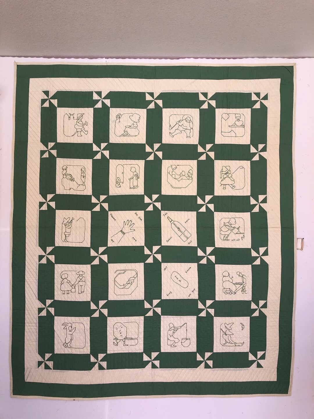 Ruby Mckim Nursery Rhyme Quilt FREE SHIPPING - Etsy