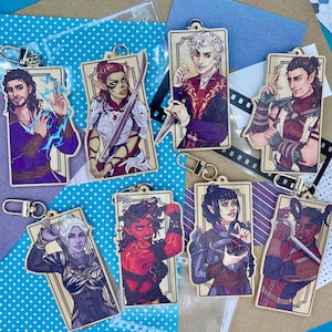 BG3: Wooden Keychains - Etsy