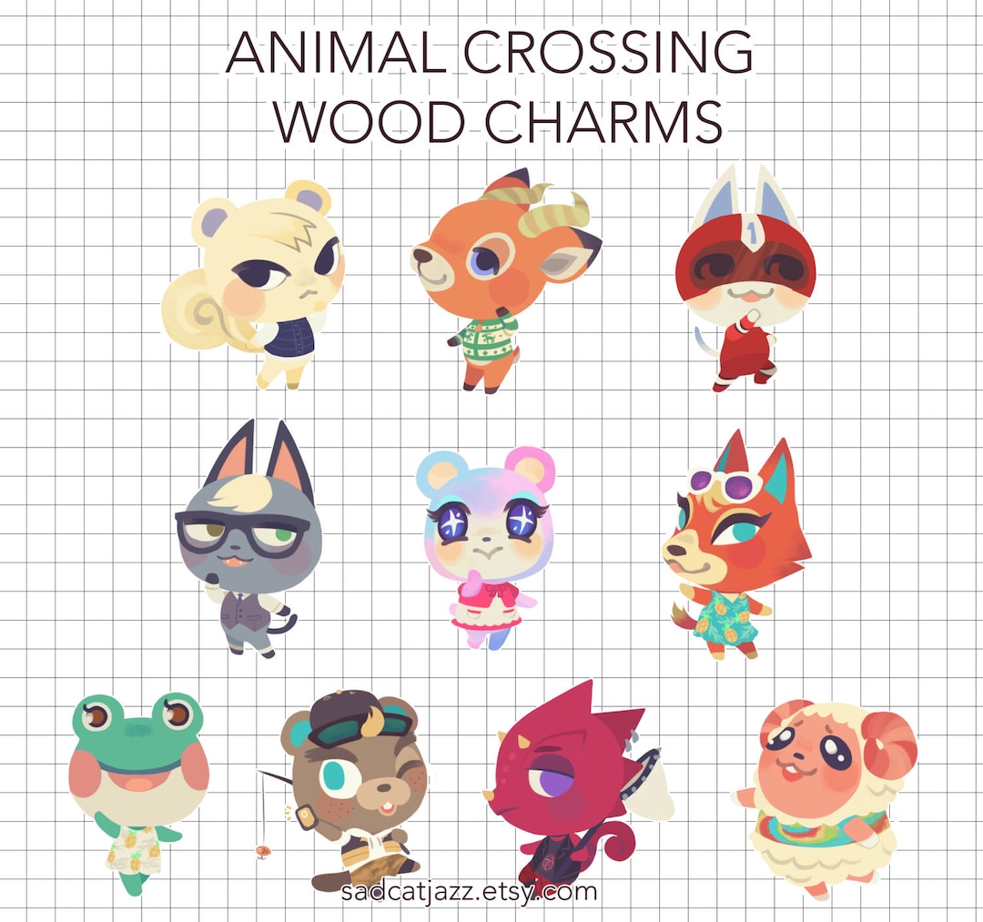 SALE Animal Crossing New Horizons Keychains Charms - Etsy