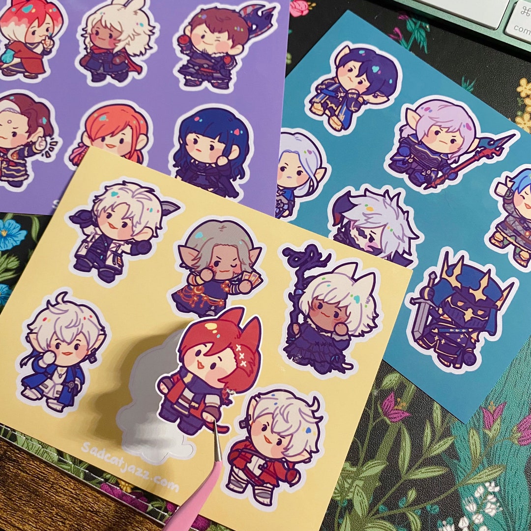 FFXIV: Wind-up NPC Sticker Sheets - Etsy