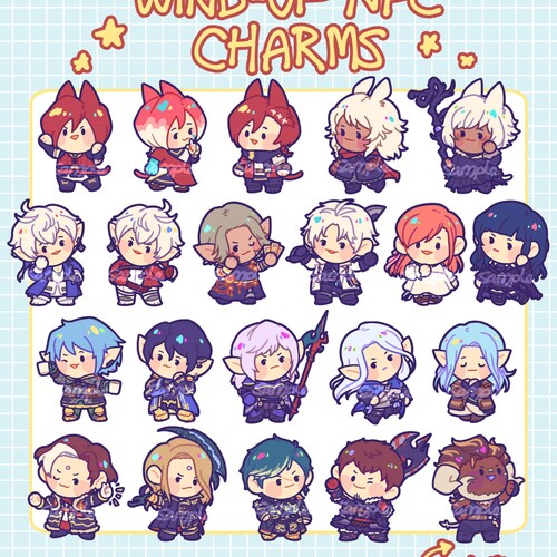 Final Fantasy XIV Stickers FFXIV - Etsy