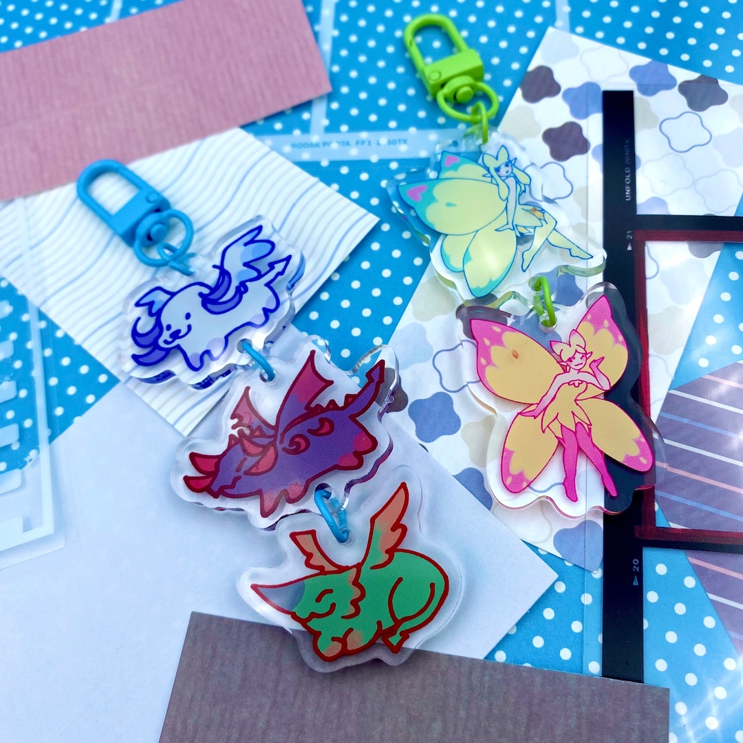 FFXIV: Linking Charms Eos Selene Hraesvelgr Nidhogg Vrtra Wrym - Etsy