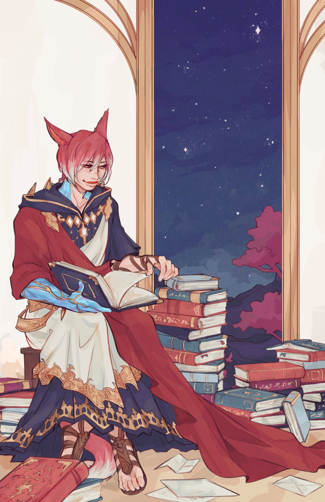 FFXIV: Crystal Exarch Print - Etsy