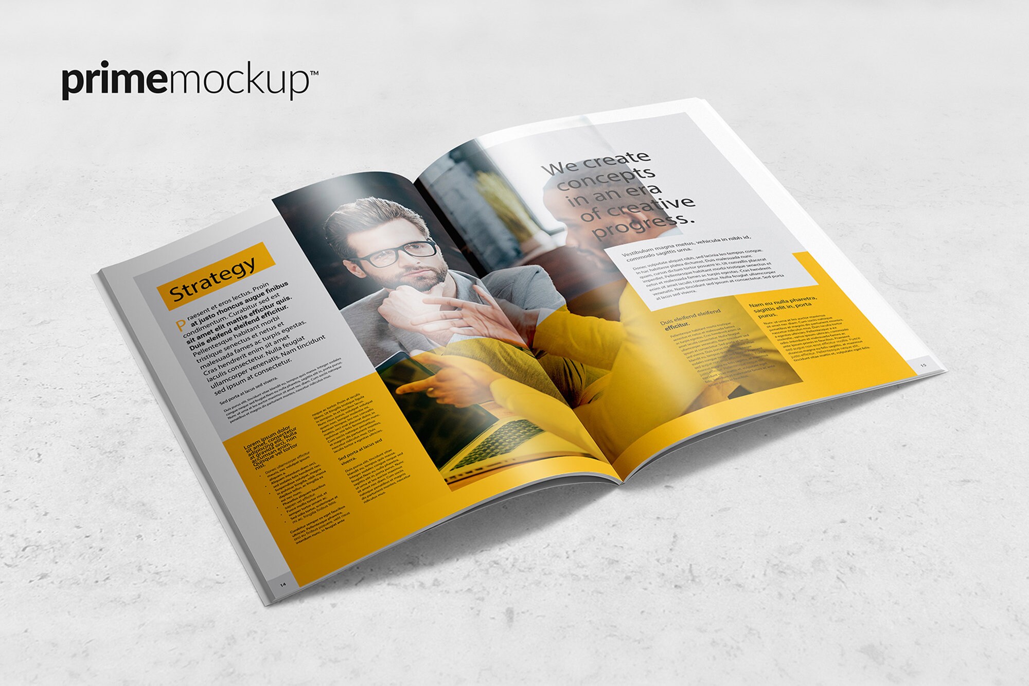 A4 Portrait Brochure Mockup Set, Catalogue Mockup Bundle, Catalogue ...