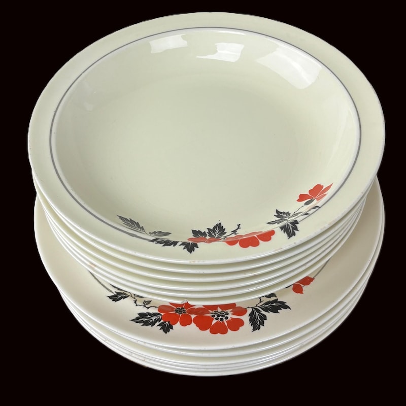 Hall China Red Poppy - Etsy