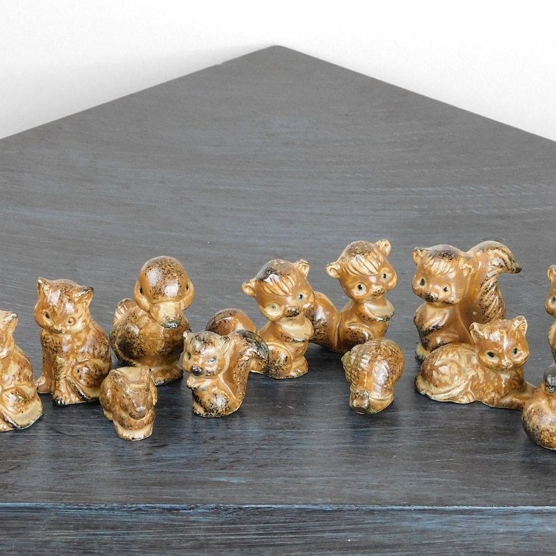 Miniature Ceramic Animals - Etsy