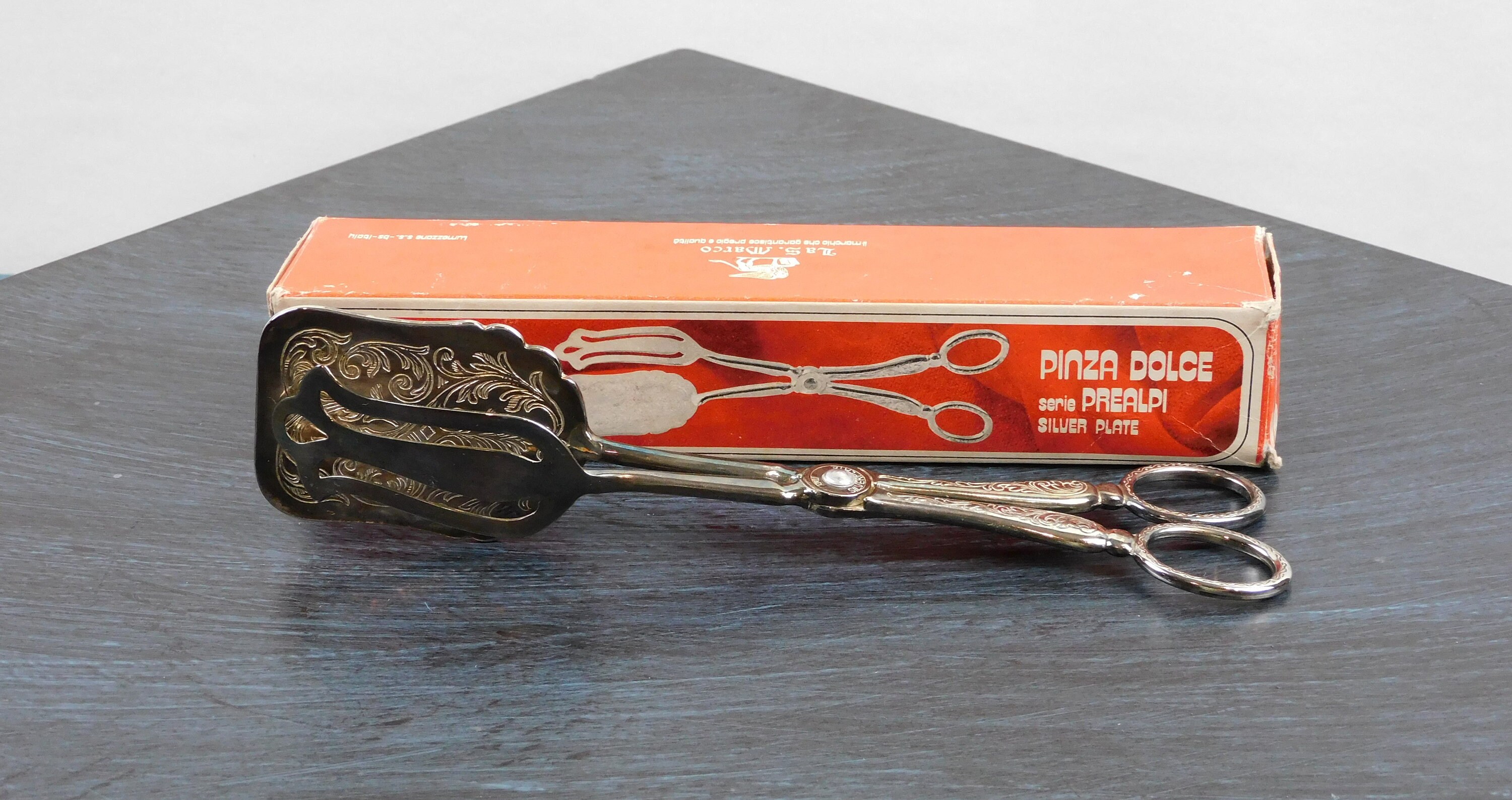 Home & Living Marco Italian Silverplate Vintage LaS Pinza Dolce Dessert ...