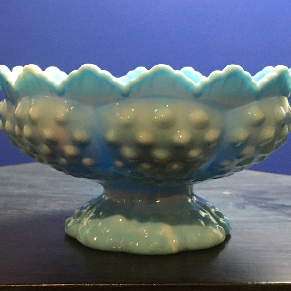 Blue Milk Glass - Etsy