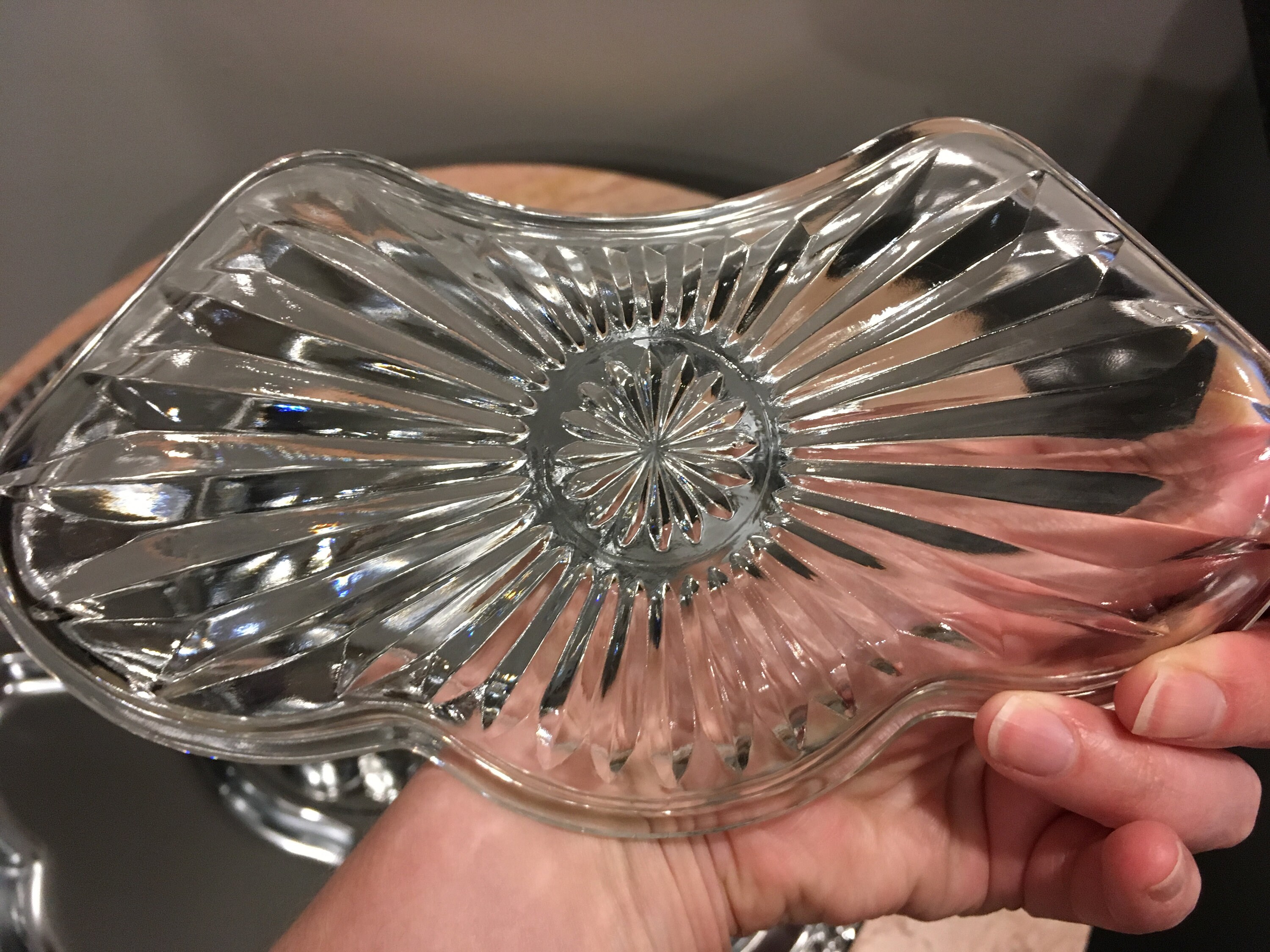 Hellerware Chromium and Crystal Lazy Susan Serving Tray With - Etsy