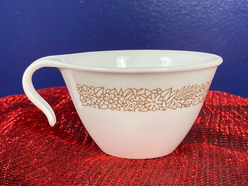 Vintage, Corelle, Woodland Brown Pattern, Hook Cup and Saucer or Set of ...