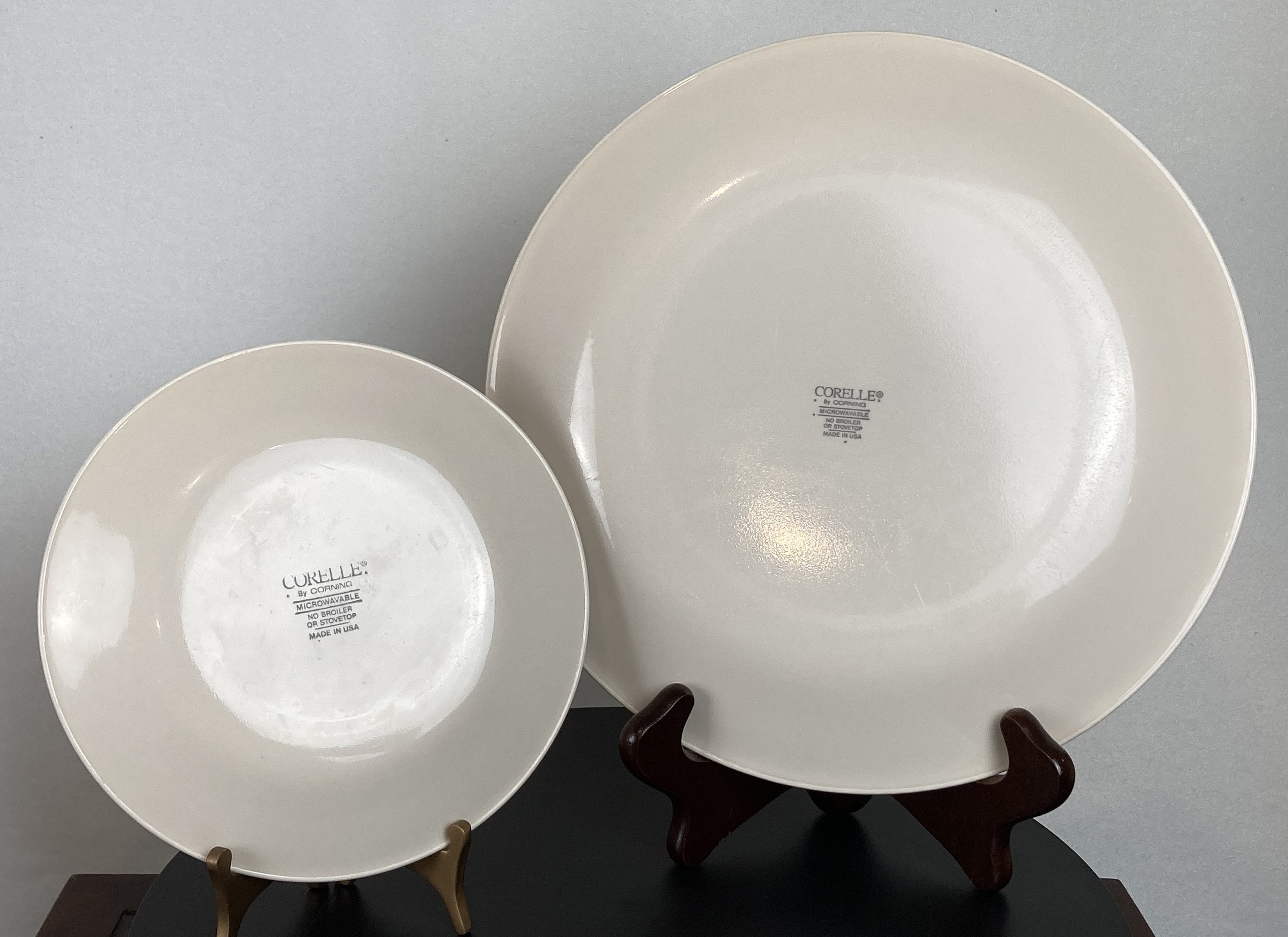 Vintage, Corelle, English Breakfast Pattern, Set of Two Dinner Plates ...