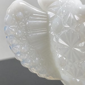 Vintage, Milk Glass, Daisy and Button Pattern, Small Open Sugar and ...