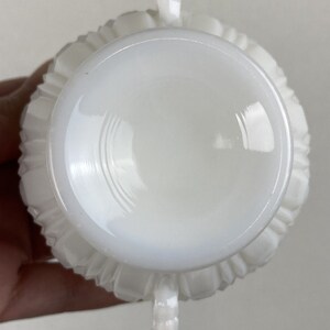 Vintage, Milk Glass, Daisy and Button Pattern, Small Open Sugar and ...