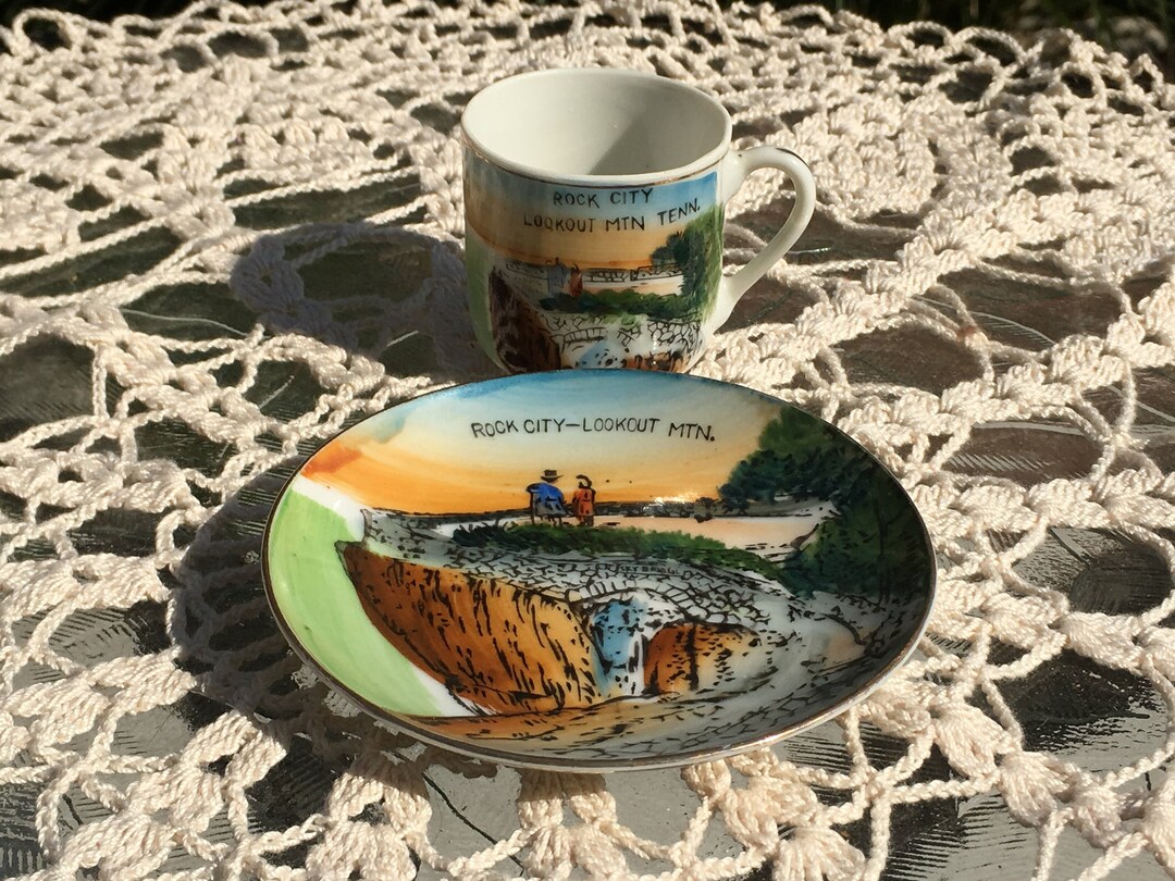 Vintage, Collectible, China, Miniature, Souvenir, Rock City, Lookout ...