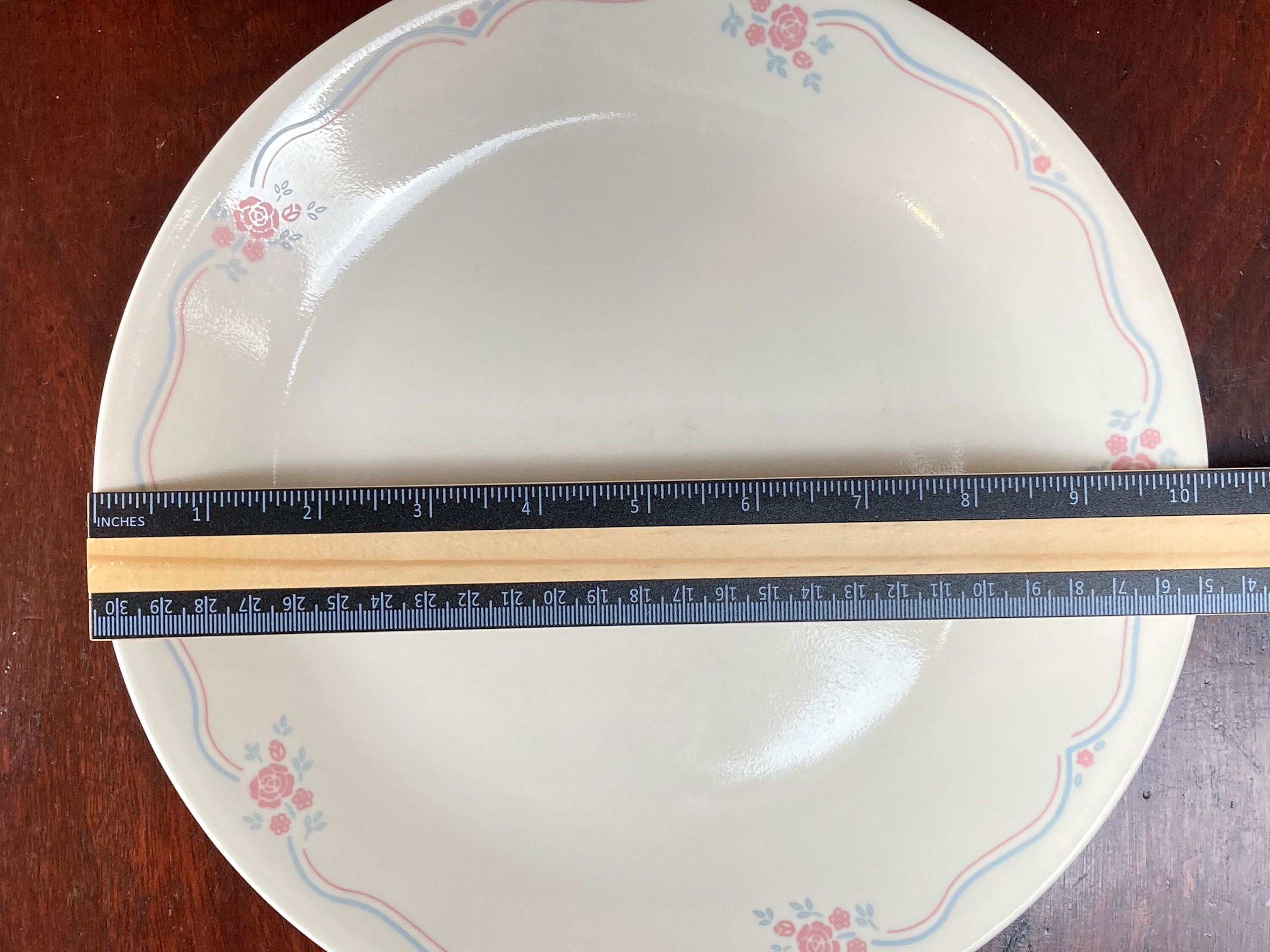 Vintage, Corelle, English Breakfast Pattern, Set of Two Dinner Plates ...