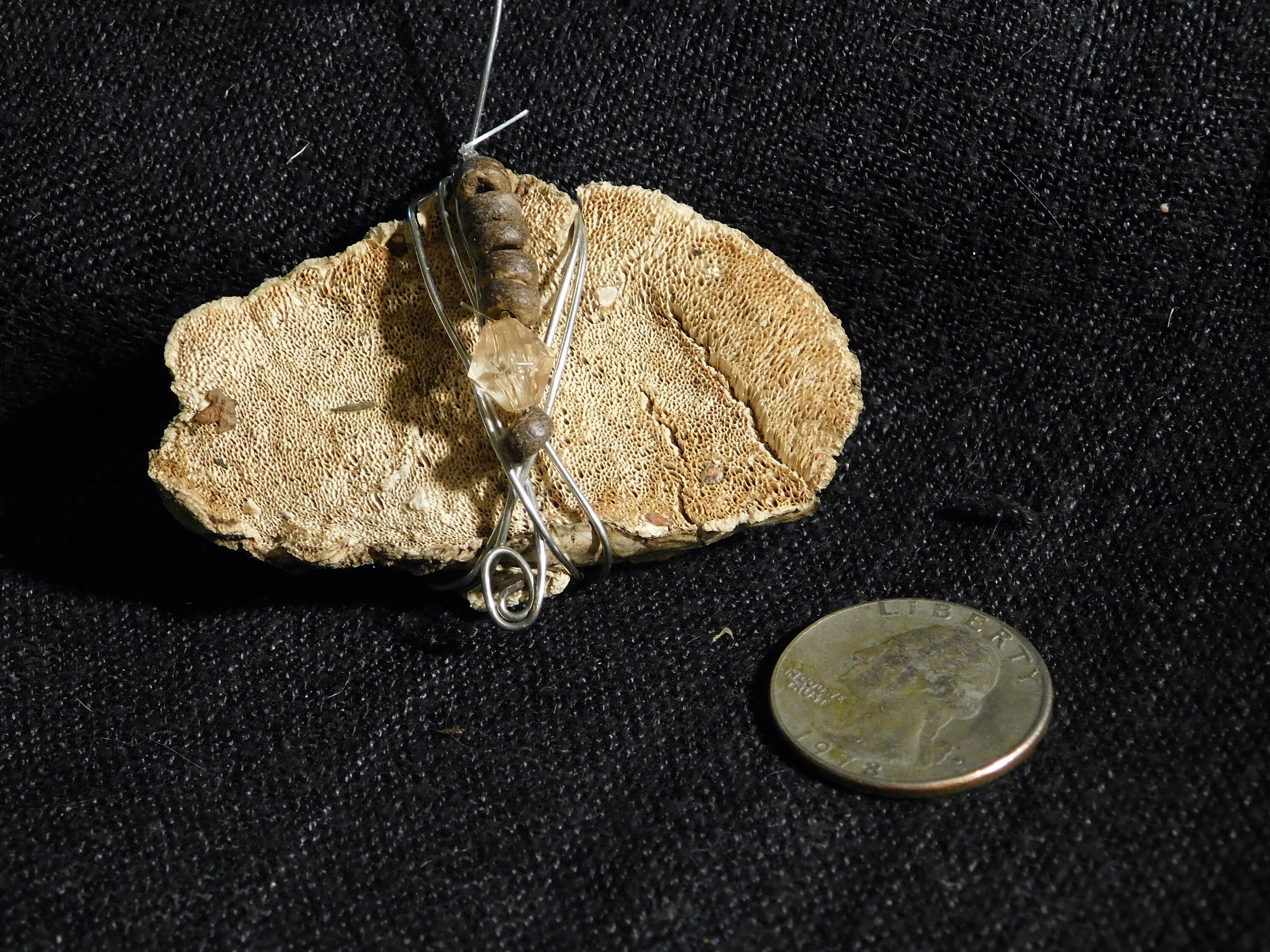 Original Pendant Wire-wrapped Mushroom - Etsy