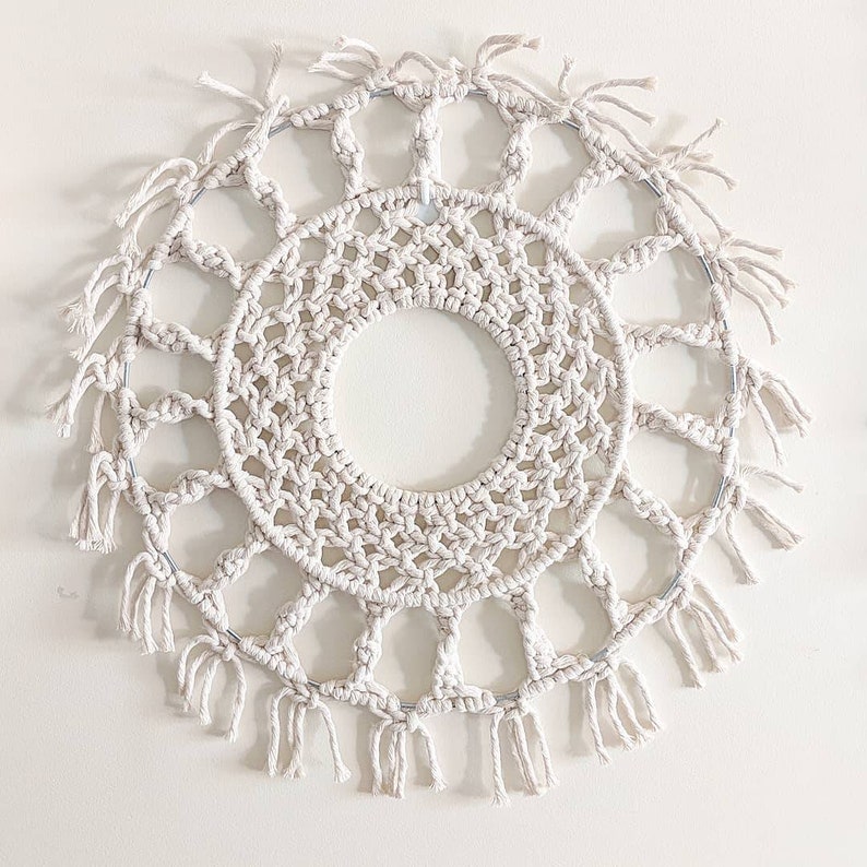 Macrame Mandala/ Macrame Mandala Wall Hanging / Macrame Wall - Etsy