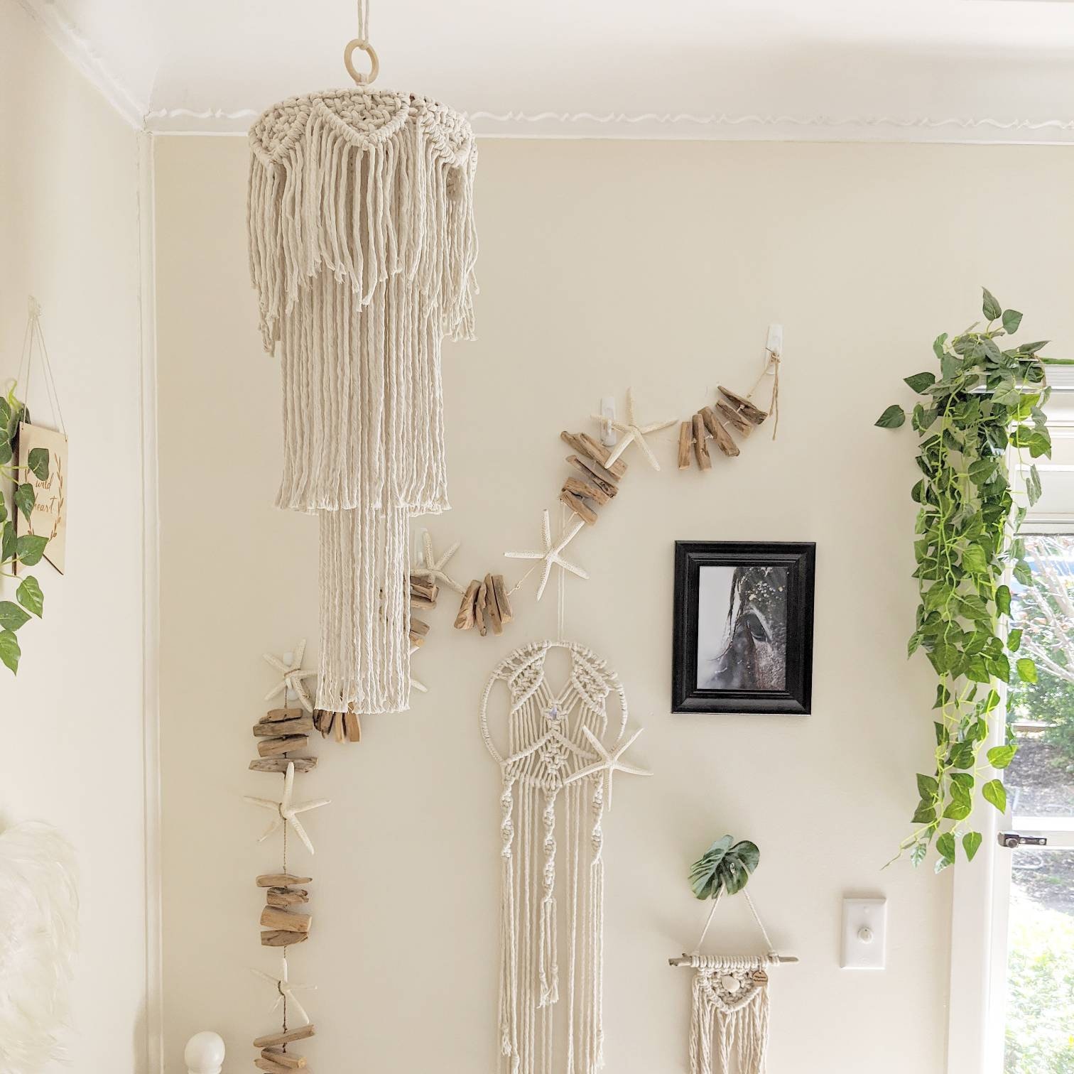 Macrame Chandelier / Macrame Lantern / Macrame Mobile - Etsy