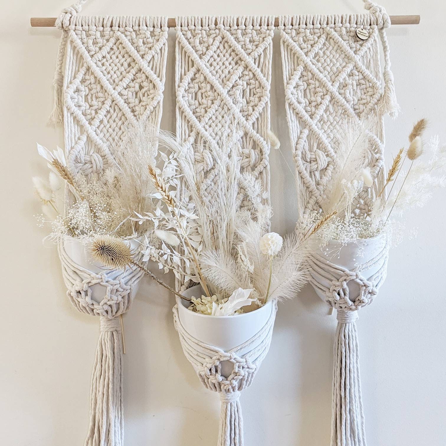 Macrame Plant Hanger / Macrame Wall Plant Hanger / Macrame | Etsy