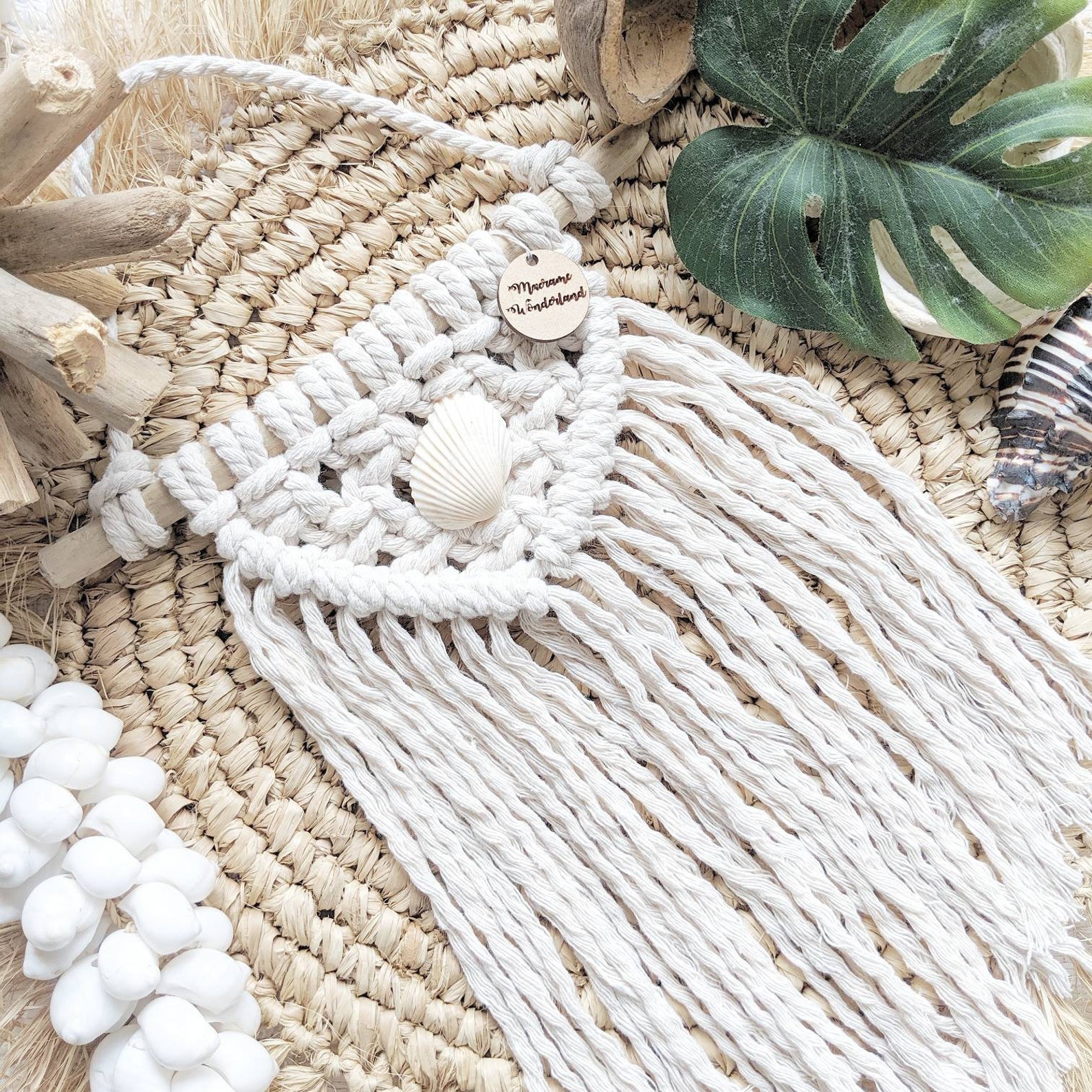 Macrame Wall Hanging Mermaid / Wall Hanging / Mini Macrame - Etsy