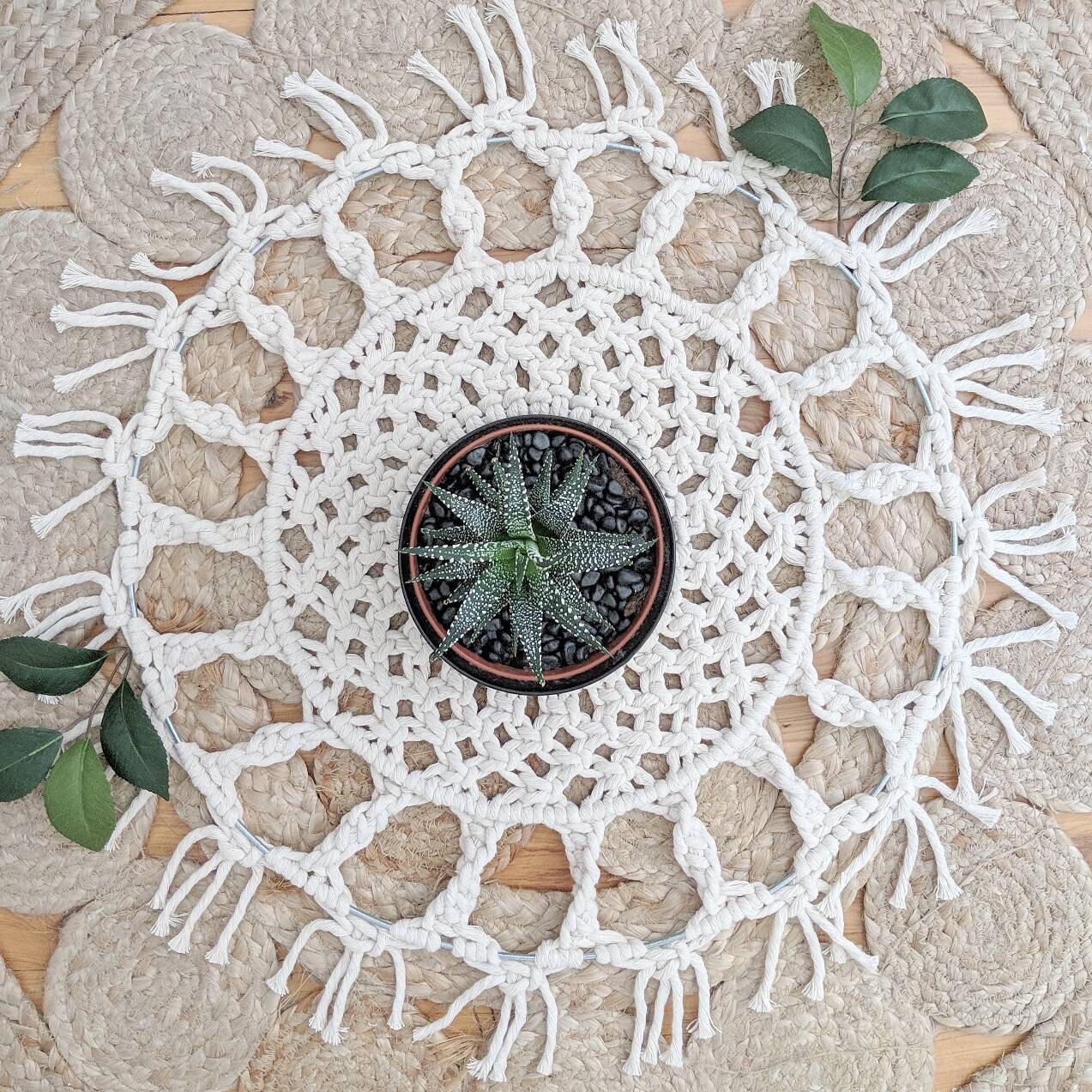 Macrame Mandala/ Macrame Mandala Wall Hanging / Macrame Wall - Etsy