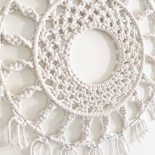 Macrame Mandala/ Macrame Mandala Wall Hanging / Macrame Wall - Etsy