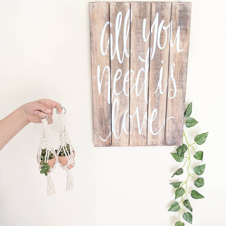Mini Macrame Plant Hanger / Small Macrame Plant Hanger / Mini - Etsy