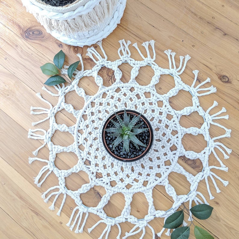Macrame Mandala/ Macrame Mandala Wall Hanging / Macrame Wall Art ...