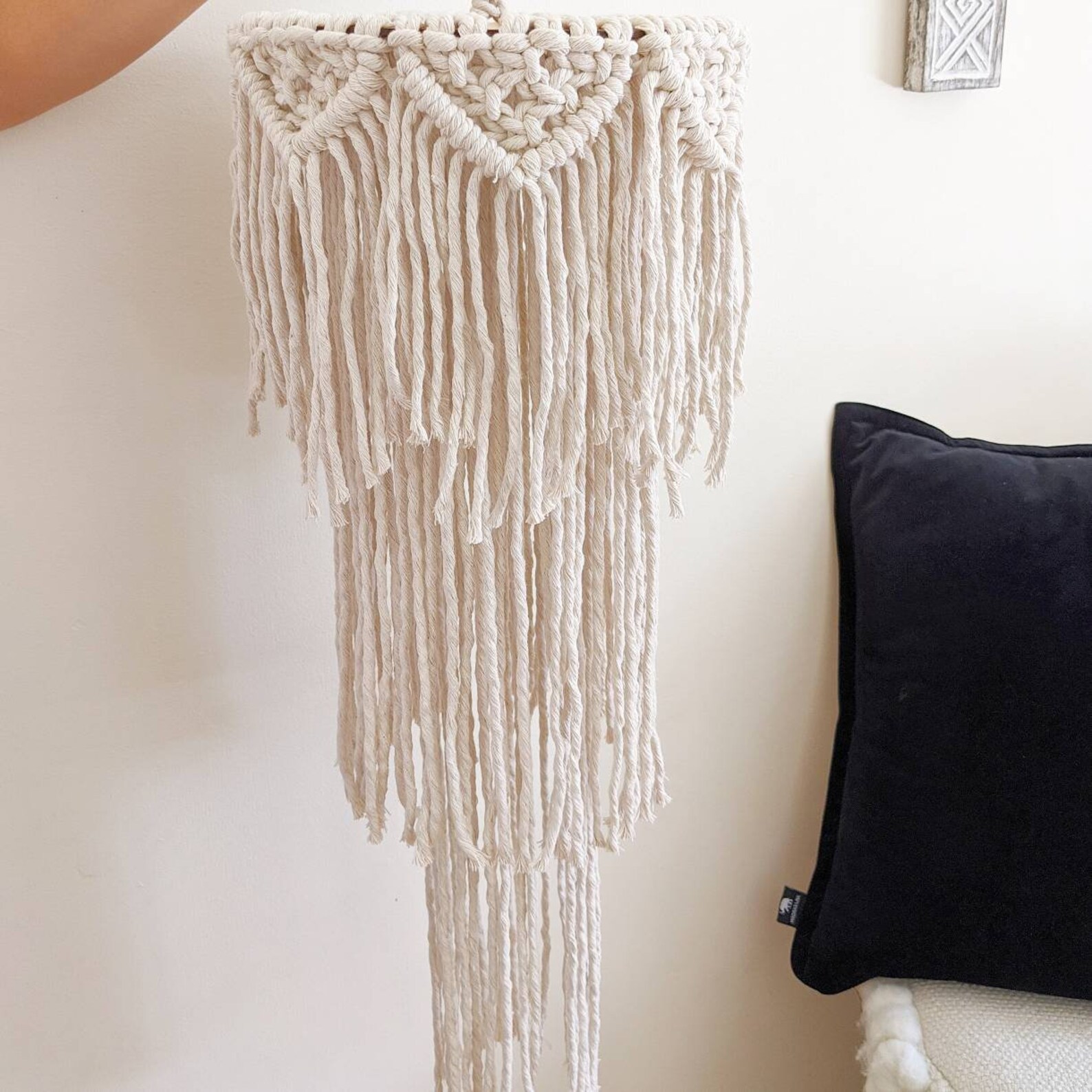 Macrame Chandelier / Macrame Lantern / Macrame Mobile - Etsy