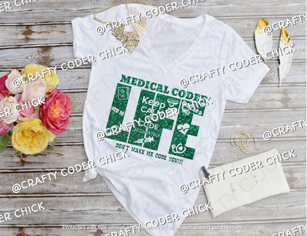 Medical Coder Life SVG File Only - Etsy