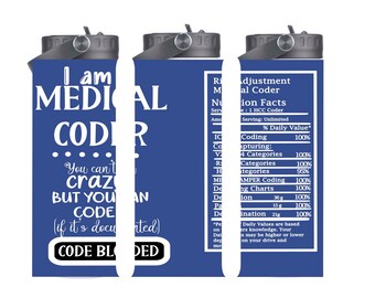 Medical Coder Tumbler Medical Coding Gifts RHIT Coder Mug Medical ...