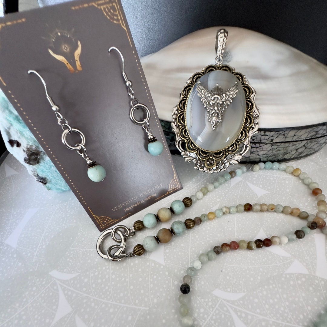 Astraeus Greek God of the Four Wind/fantasy Necklace/ooak Necklace ...