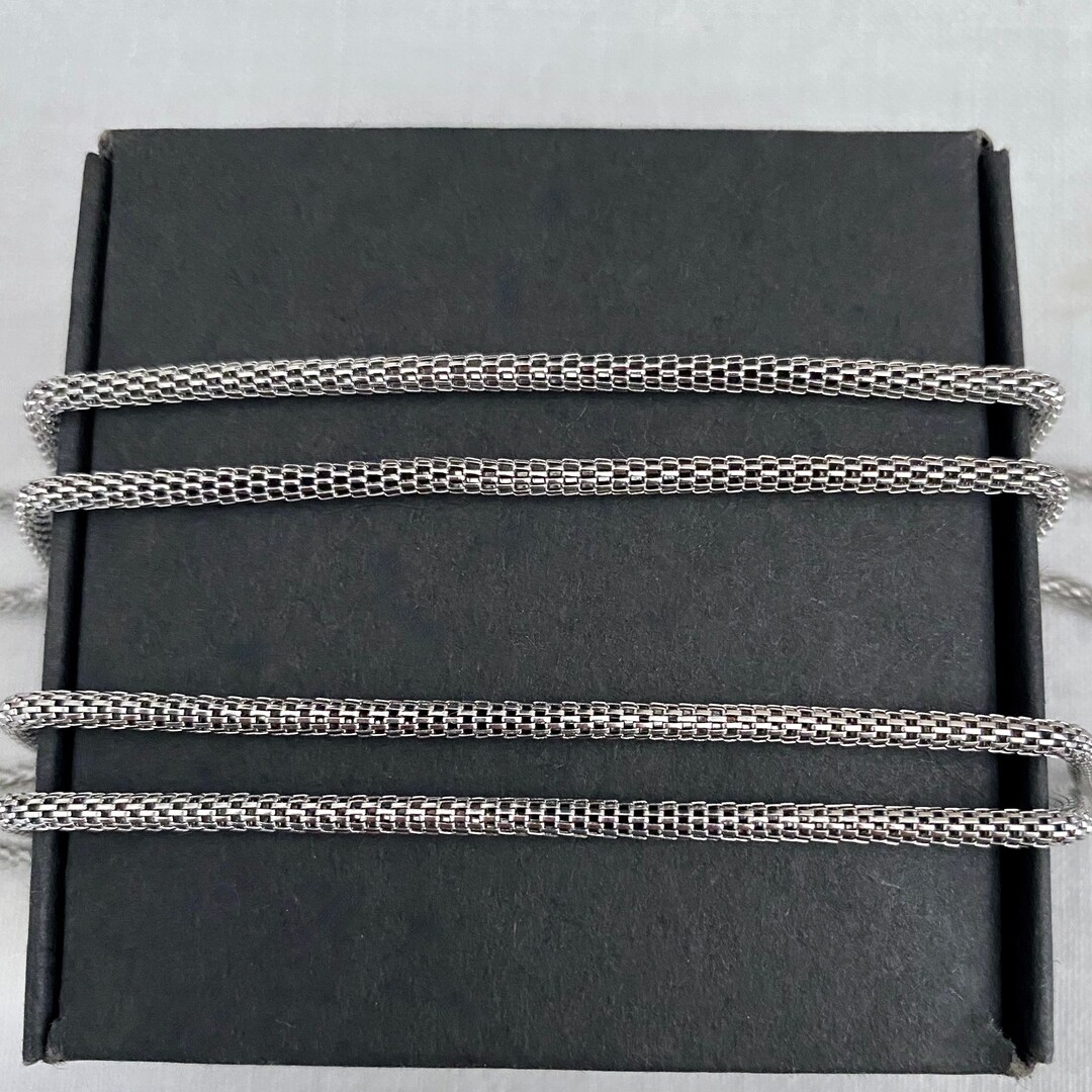 Mesh Chain in Stainless Steel/vintage Style Chain/australian Seller ...