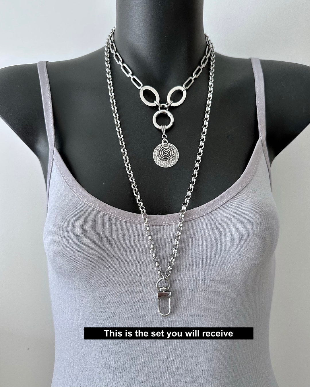 Layering Chains Lightweight Stainless Steel Chains Statement - Etsy