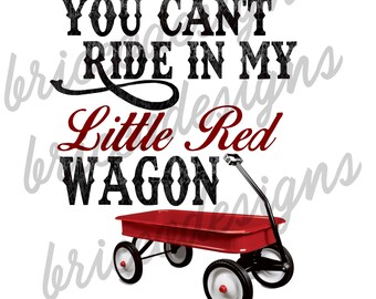 Little Red Wagon - Etsy