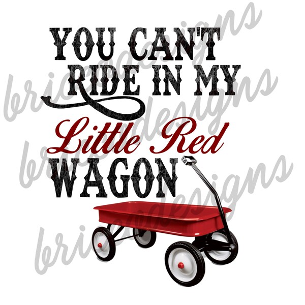 Little Red Wagon - Etsy