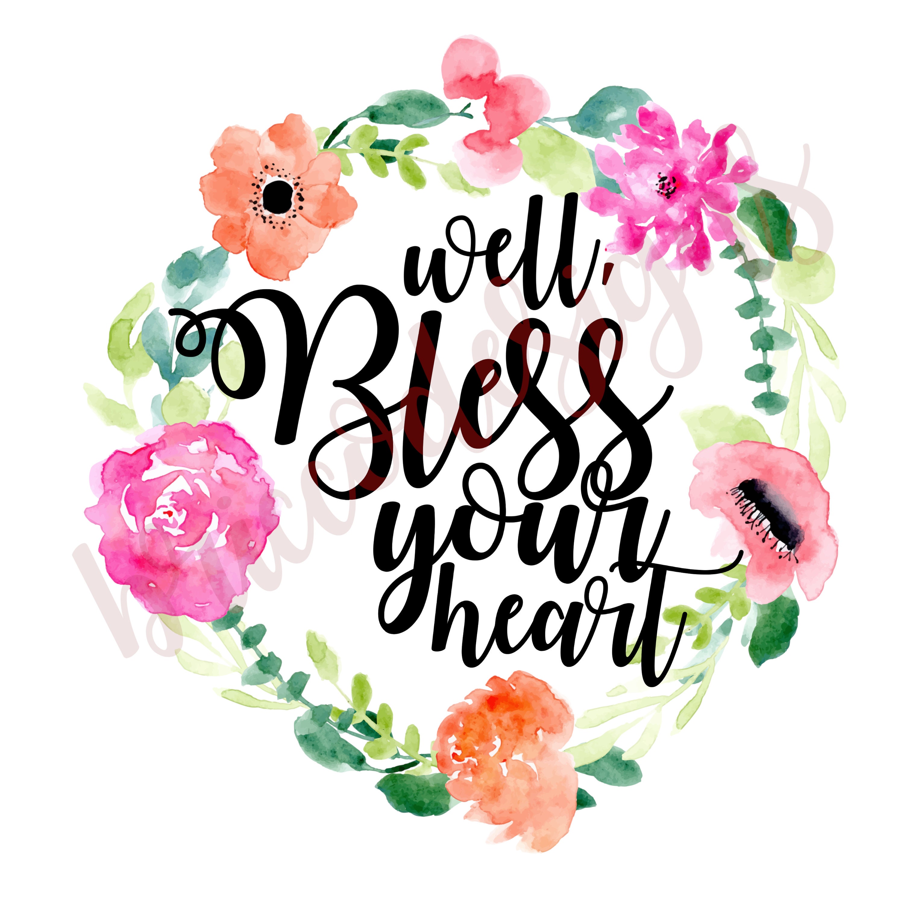 It Is Well Heart PNG Sublimation Design Hand Drawn Craft Supplies ...