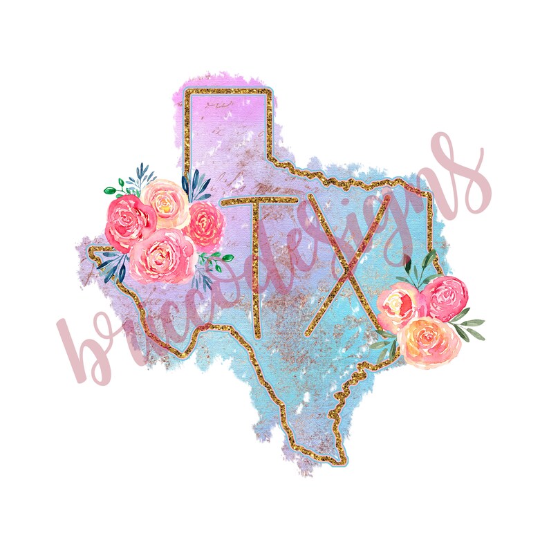 Texas - Watercolor - PNG - Sublimation Design - Printable - Etsy