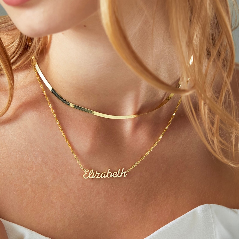 Custom Name Necklace Etsy