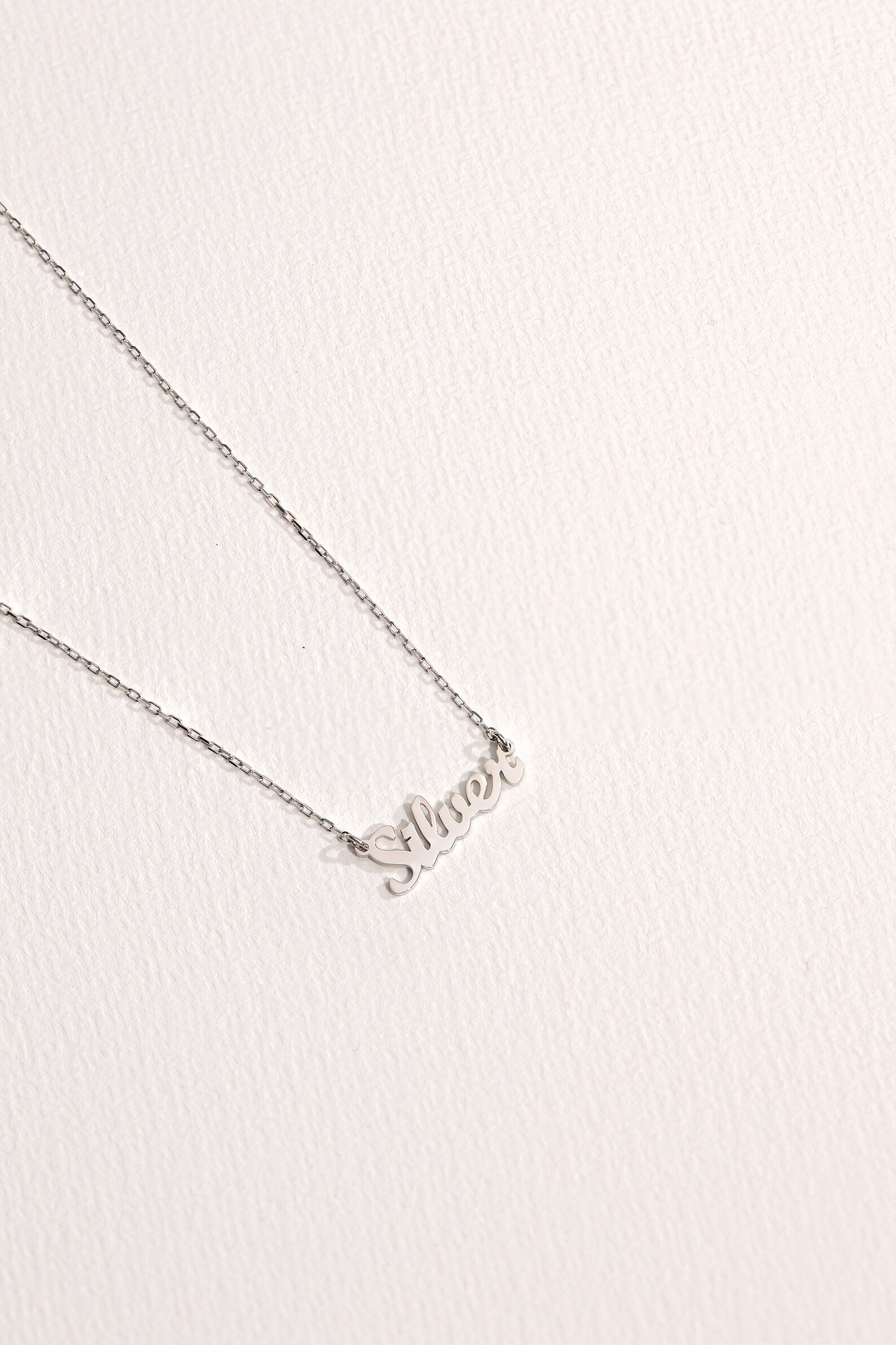 14k Solid Gold Name Necklace Name Necklace Gold Name Necklace Name