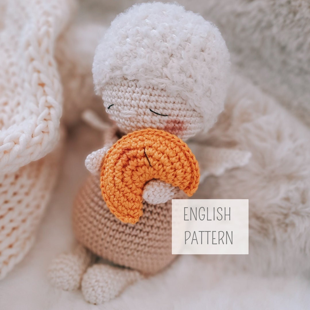 Crochet Pattern Angel Doll, Guardian Angel Crochet Pattern, Amigurumi ...