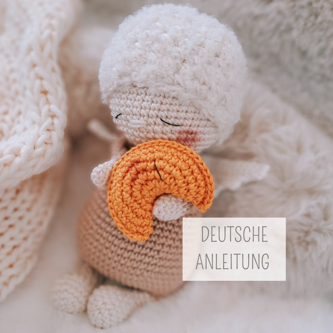 Crochet Pattern Guardian Angel "hope", German Crochet Pattern as PDF ...