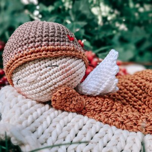Crochet Pattern Lovey Blanket, Angel Crochet Pattern, Crochet Ideas for ...