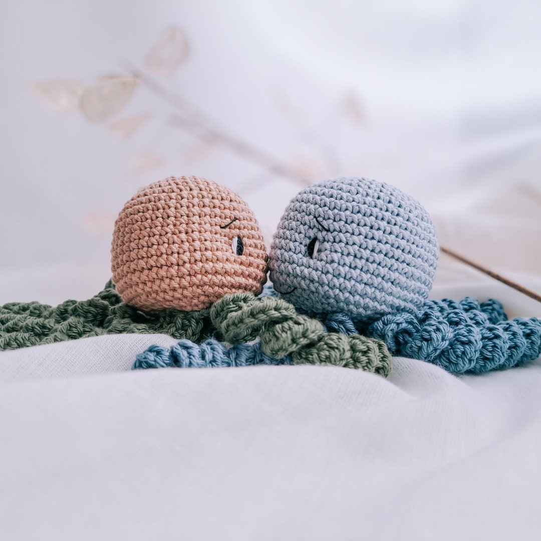 For Twins at Birth 2 Cute Crocheted Octopuses as a Gift Set for Babies ...