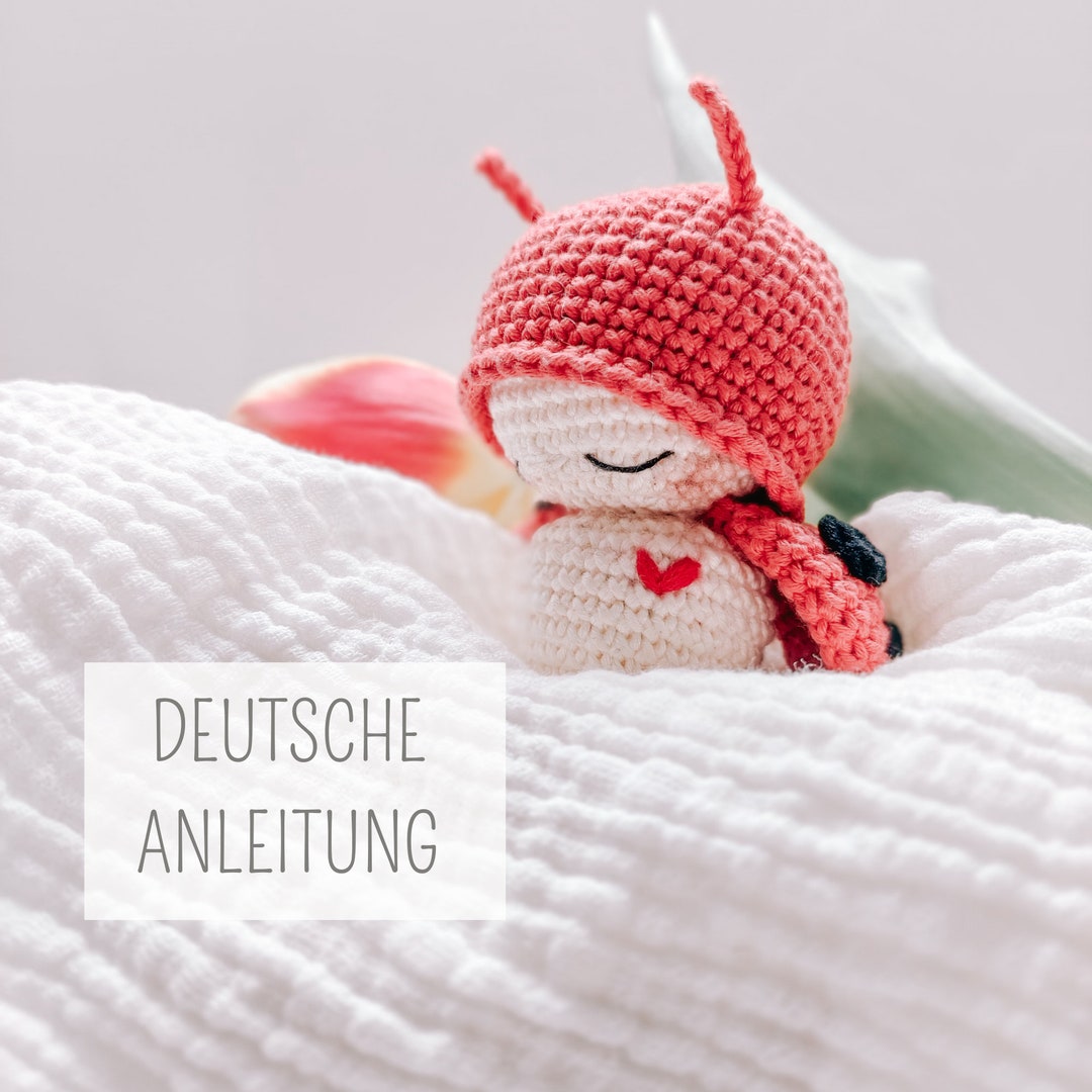 Crochet Pattern for a Ladybug, German Crochet Pattern, Crochet ...