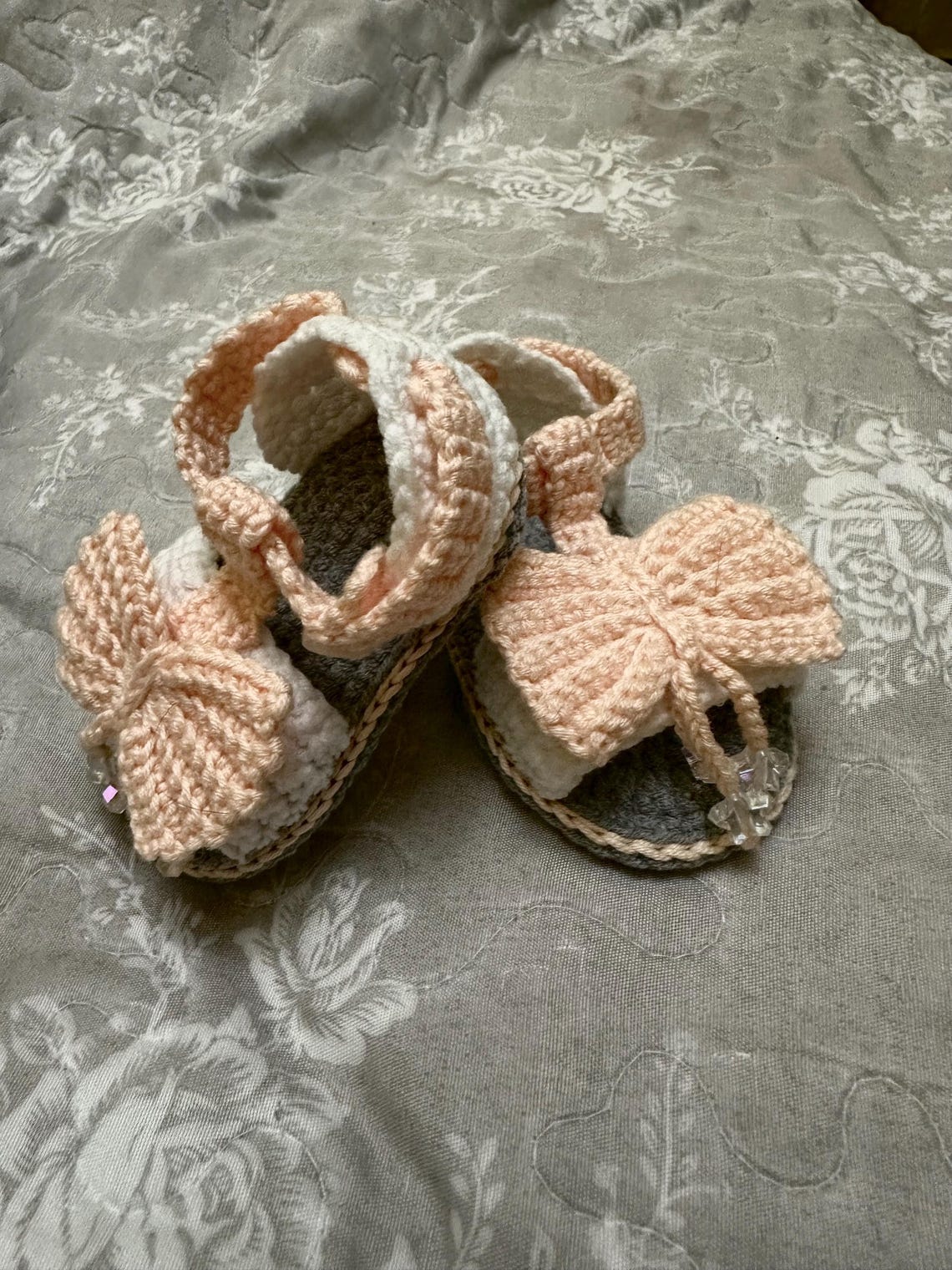 Knitted Sandals for a Girl - Etsy