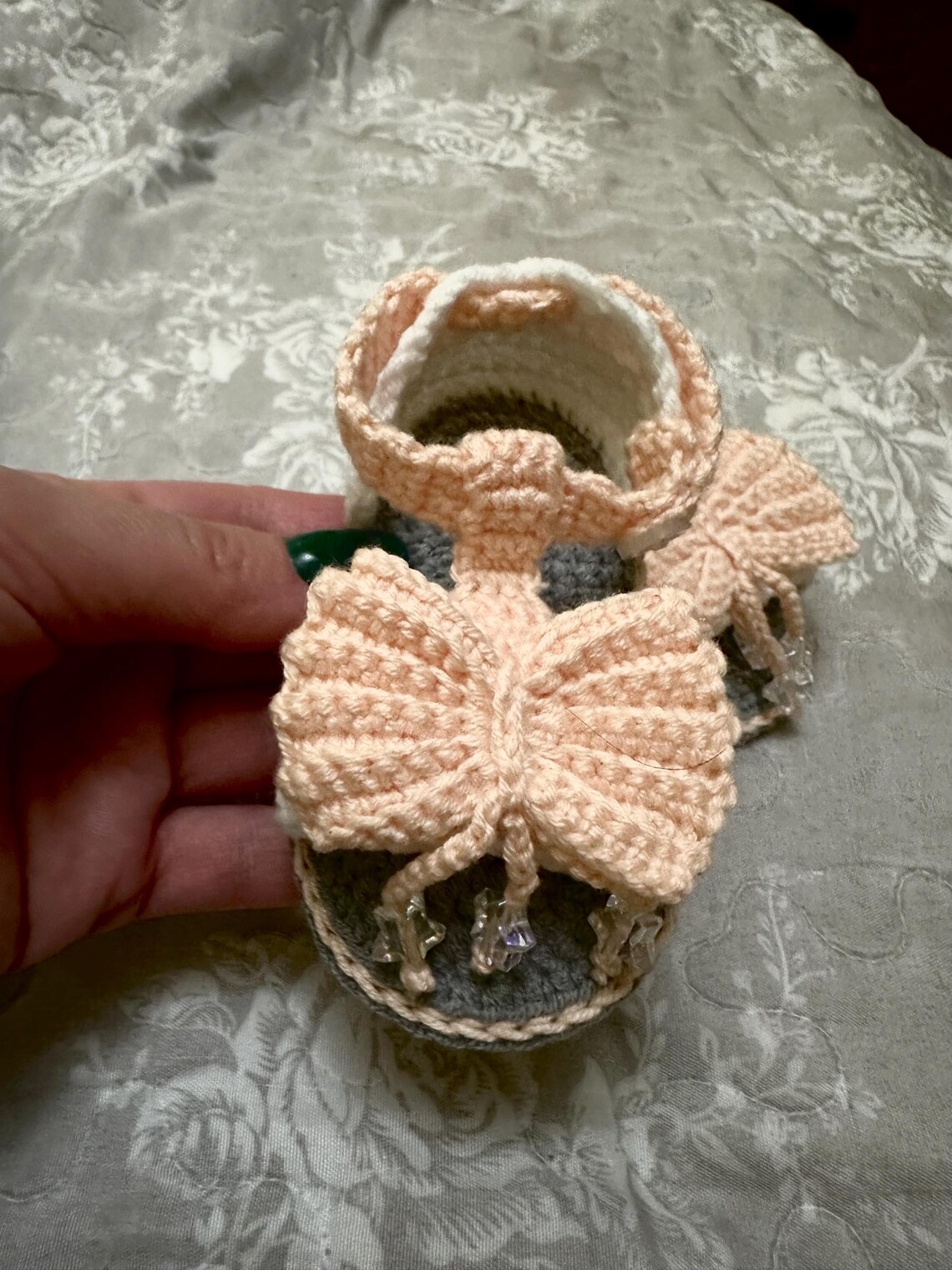 Knitted Sandals for a Girl - Etsy