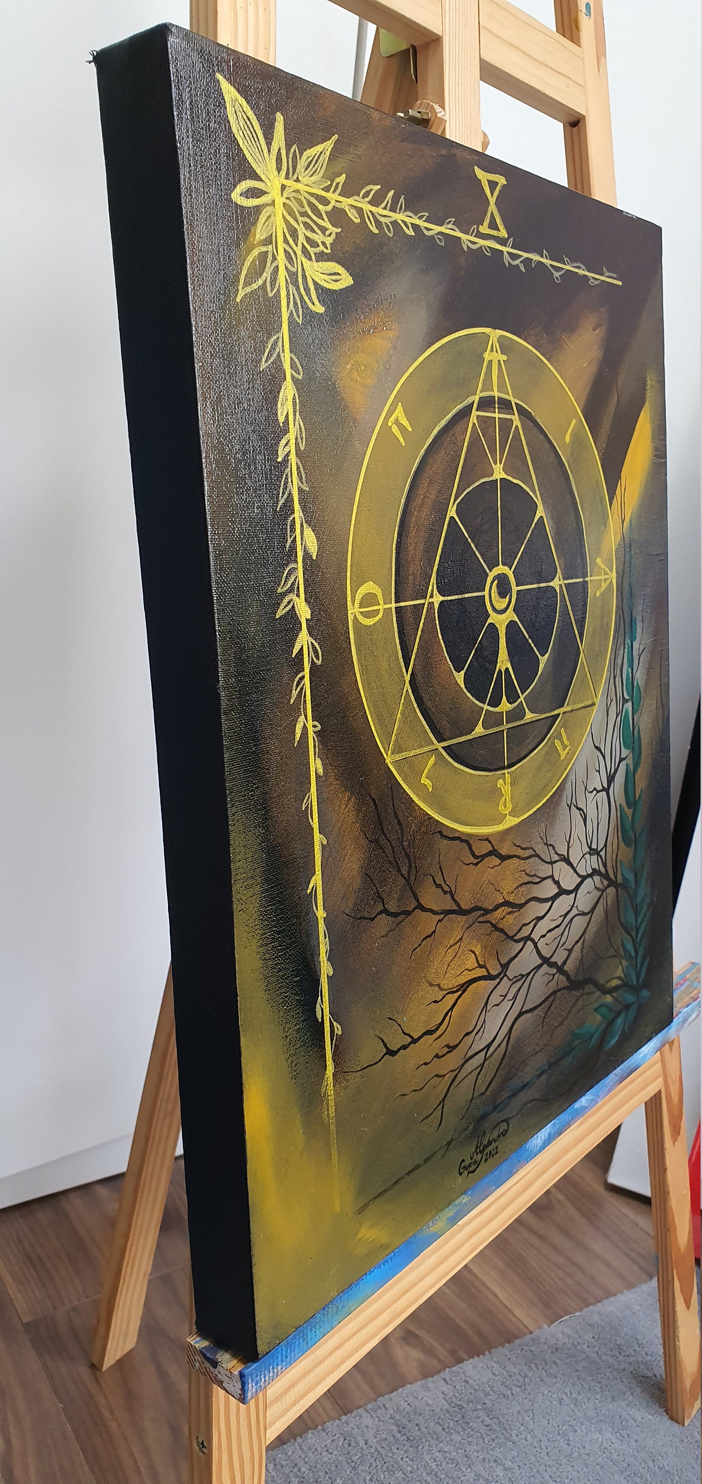 The Wheel of Fortune Original Surrealistic Artwork by Alexandra Guzu ...